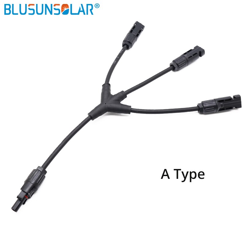 Blusunsolar 3 To 1 Solar Y Branch Connector With 4... – Vicedeal