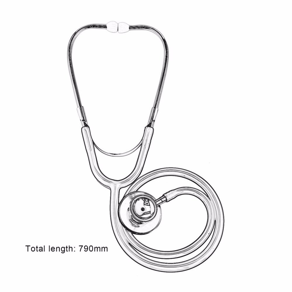 Double Dual Head Stethoscope Single Tube Doctor Nu... – Grandado