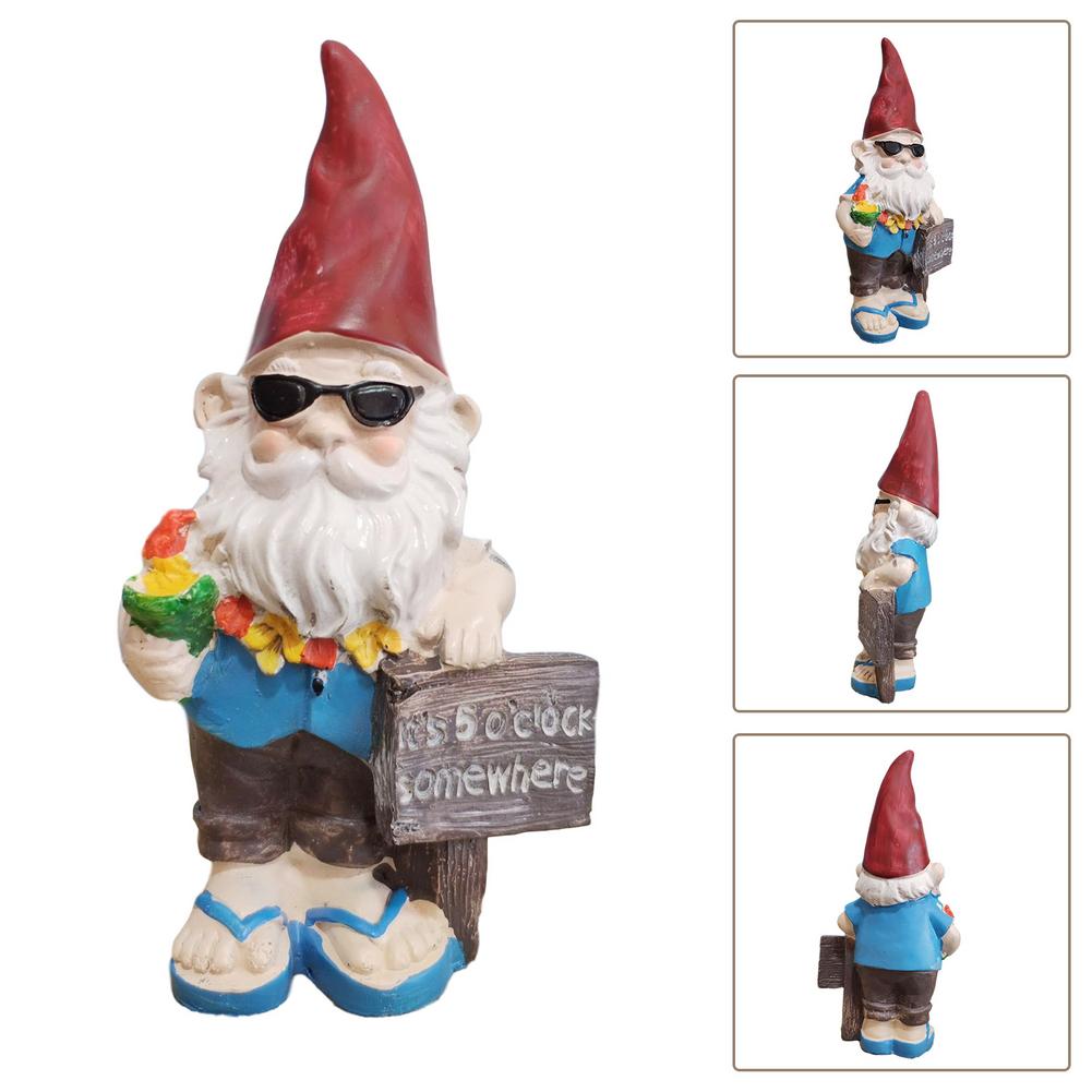 Gnometastic Garden Dwarf Statue Wizard Interesting... – Grandado