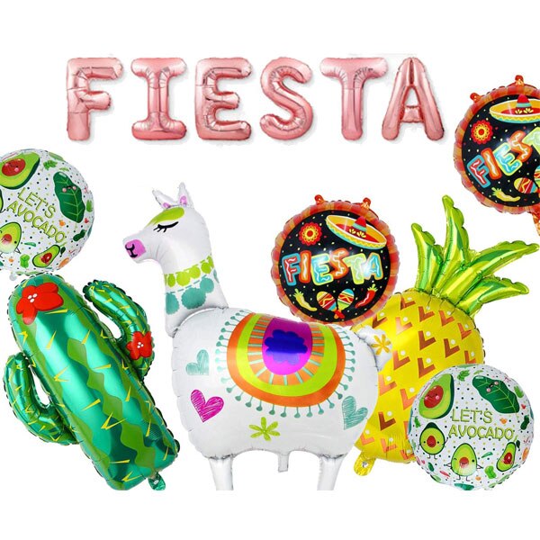 Pack Of 13 Pcs Mexican Fiesta Party Decoration B Grandado