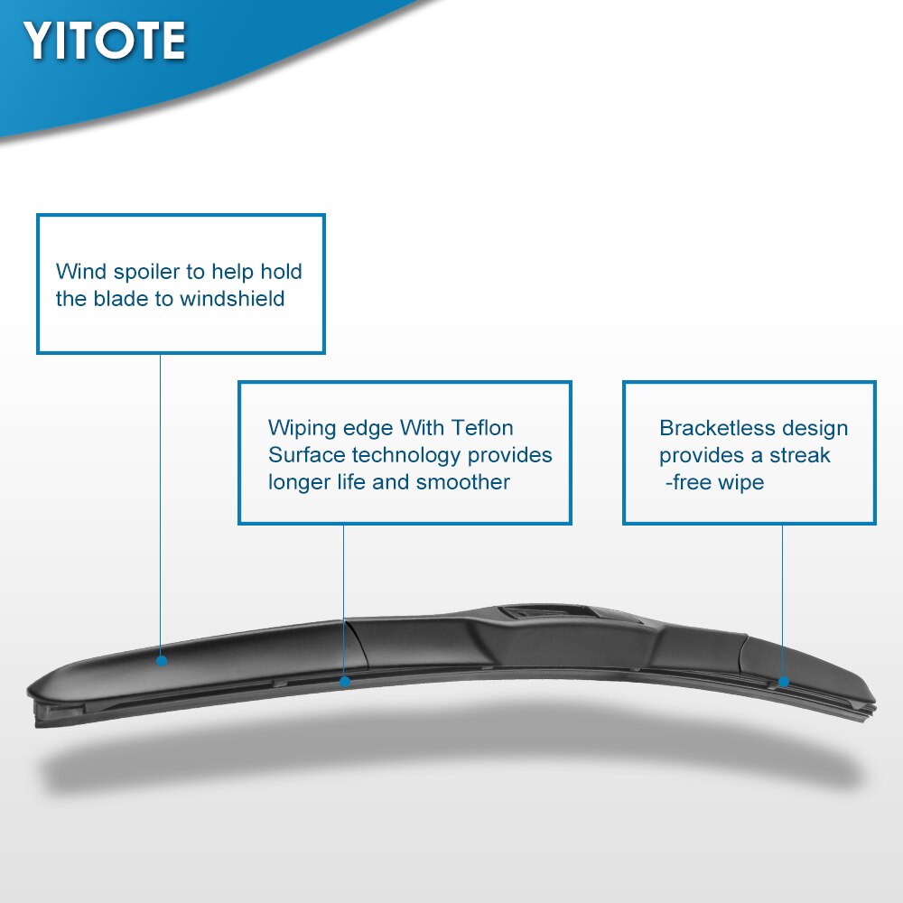 YITOTE Windscreen Hybrid Wiper Blades for Nissan X... – Grandado