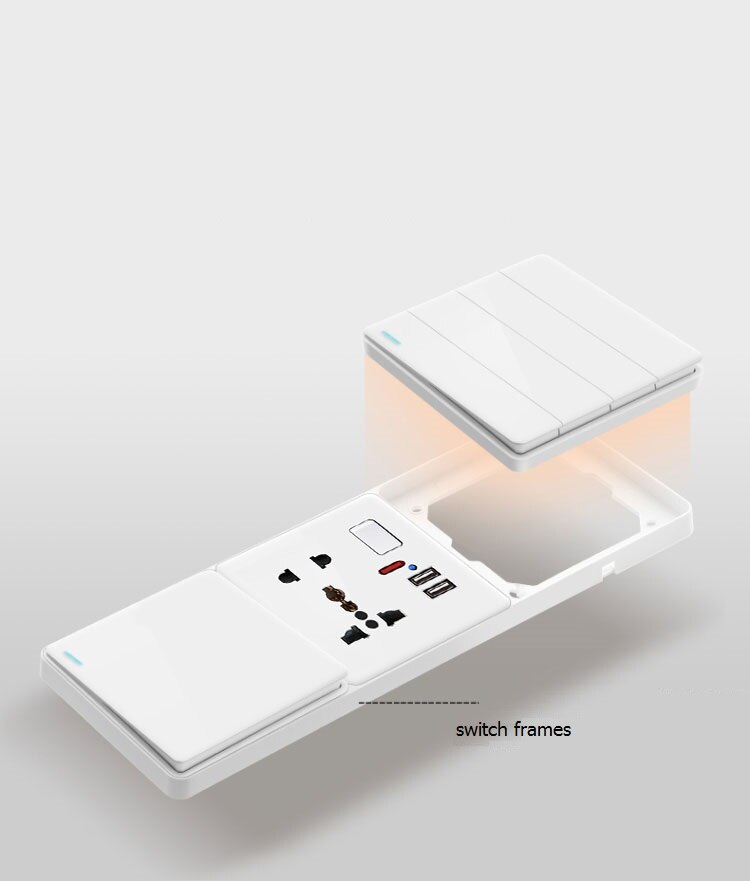 86 Type Wall Switch Frame 2 position 3 postion 4 P... – Grandado