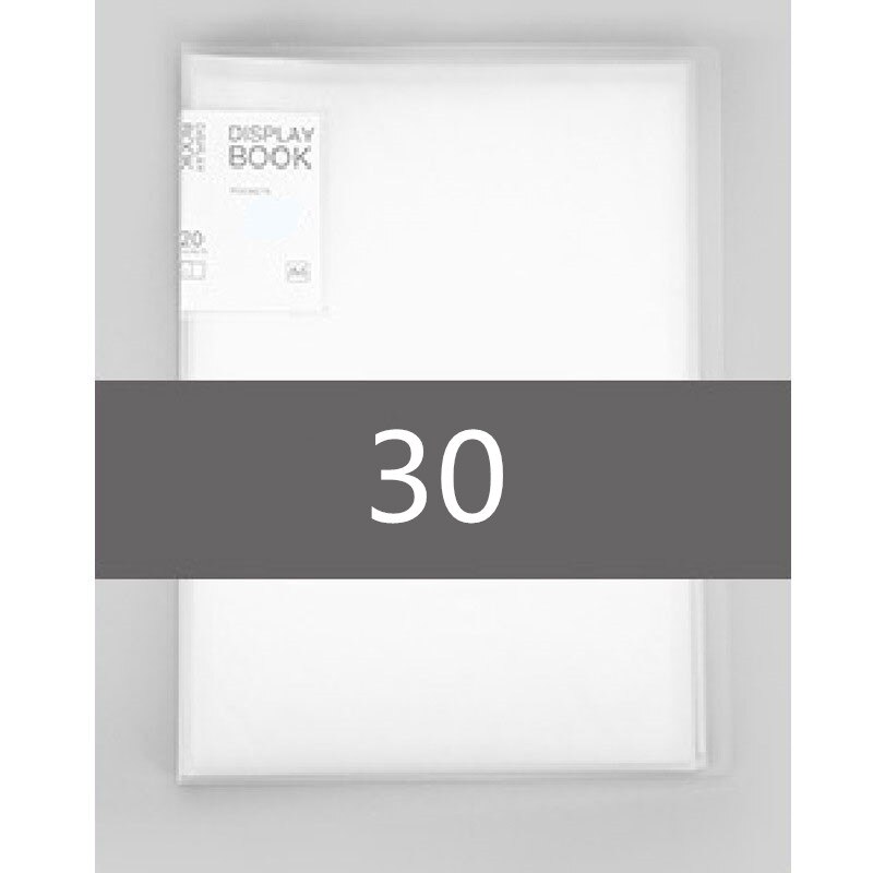 Jelly color A4 folder information booklet, transpa... – Grandado