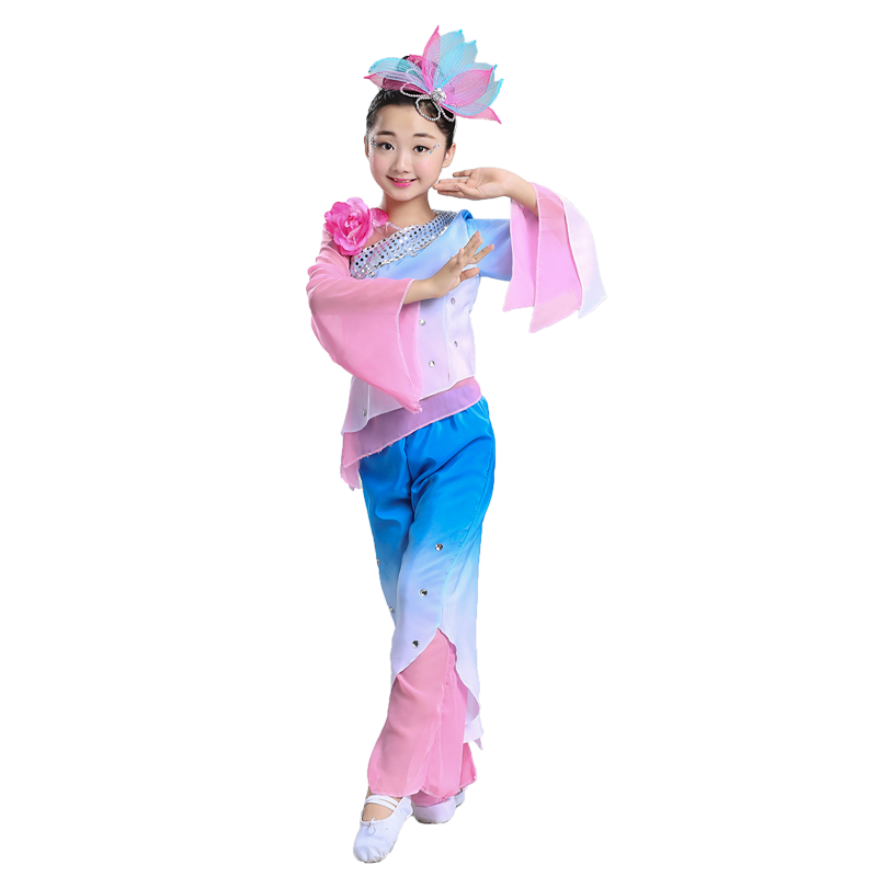 pink blue classic dance costumes for girls kinderg... – Grandado