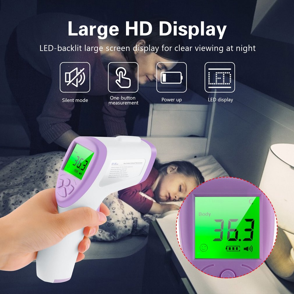 Handheld Forehead Thermometer Non-Contact Infrared... – Vicedeal