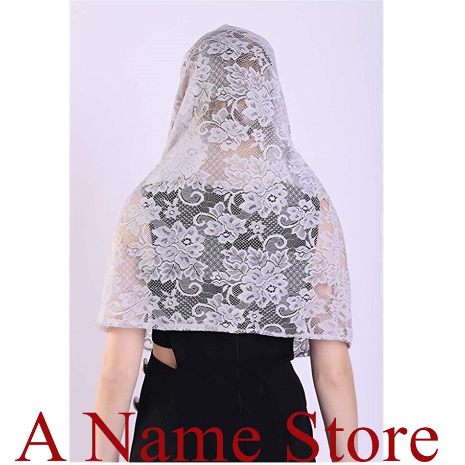 Gray Lace Veils Mantillas for Church Headcovering ... – Grandado