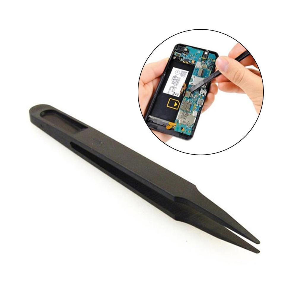 1 stk antistatisk sort kulfiber pincet håndværktøj... – Grandado