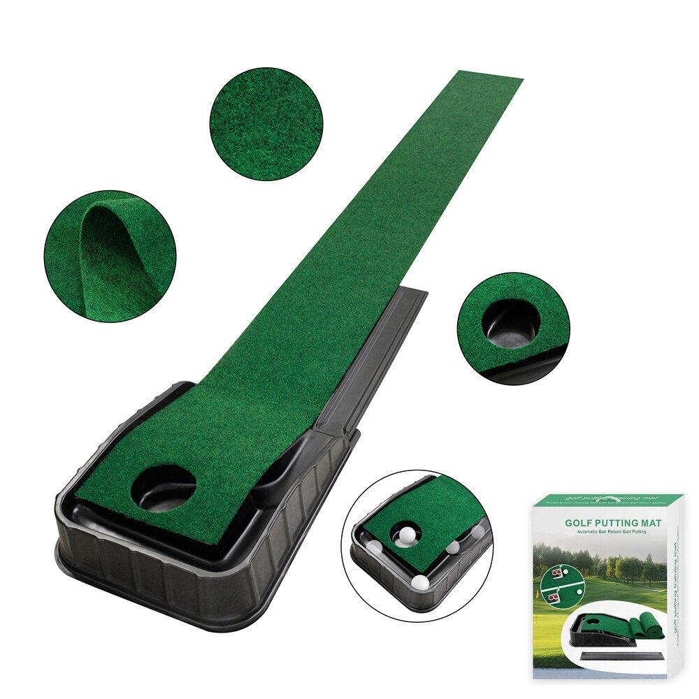 Golf Putting Green 7.33FT*1FT Golf Putting Trainer... – Grandado