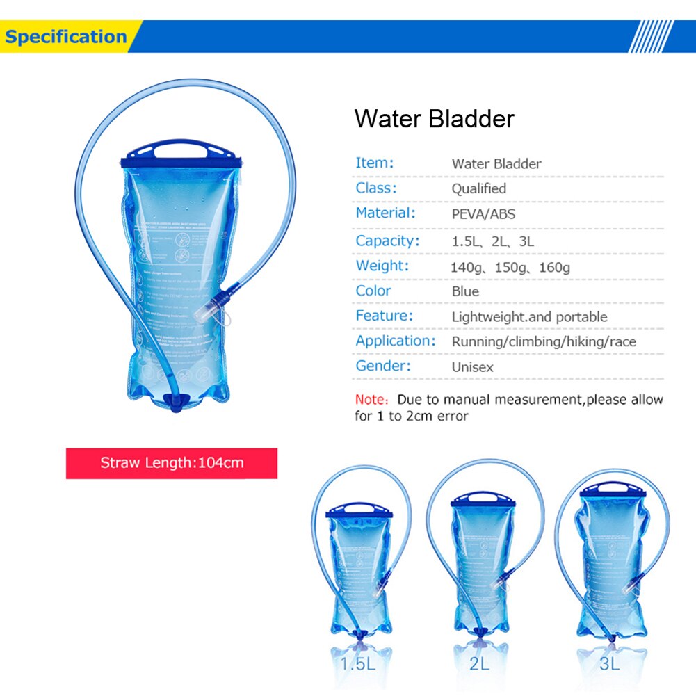 Hydration Bladder, 1.5-/2-/3-Litre Leak-proof Wate... – Grandado