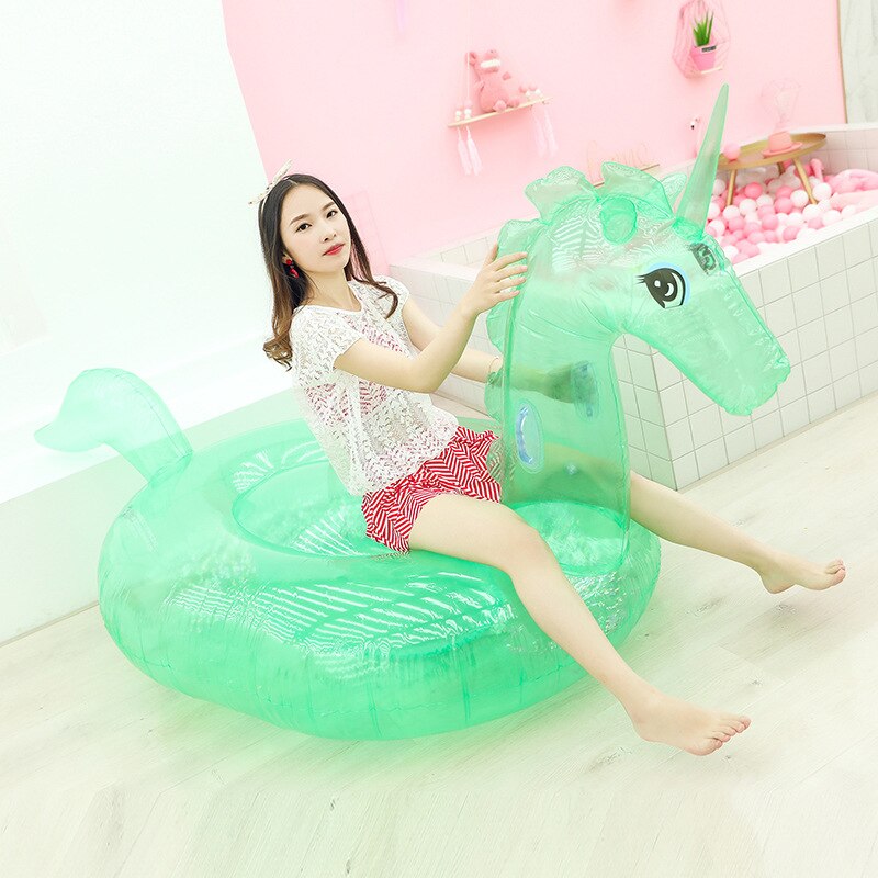 240*140*120cm Pink transparent unicorn floating ro... – Grandado