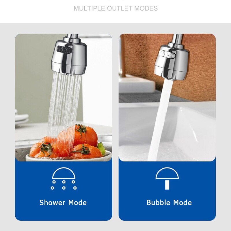 Universal Rotatable Kitchen Faucet Adapter Shower ... – Vicedeal