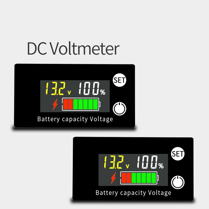 Voltímetro Digital de CC, 8v a 100V, pantalla eléc... – Grandado