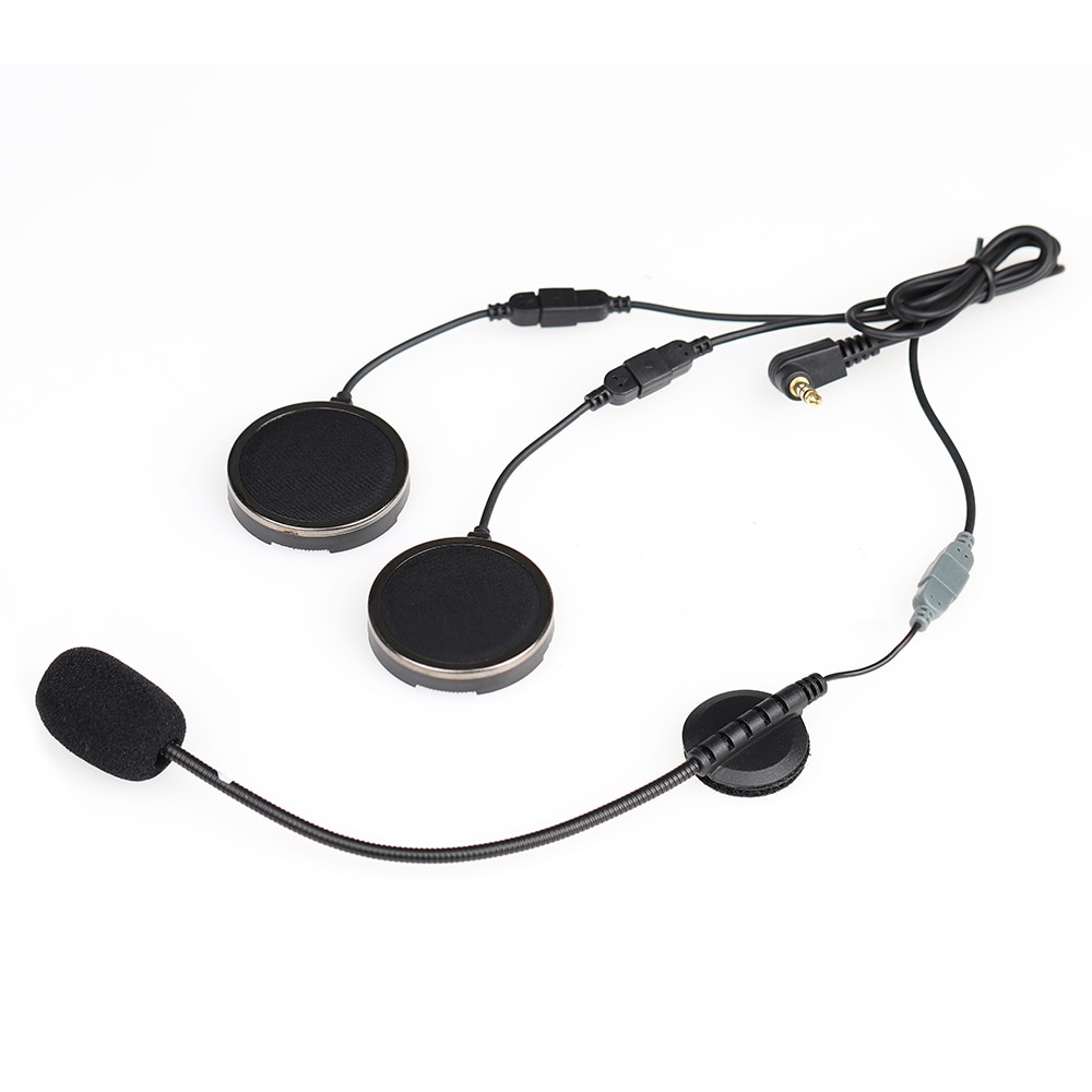 2 X Helmet Microphone Headset with Foam Speaker Co... – Grandado