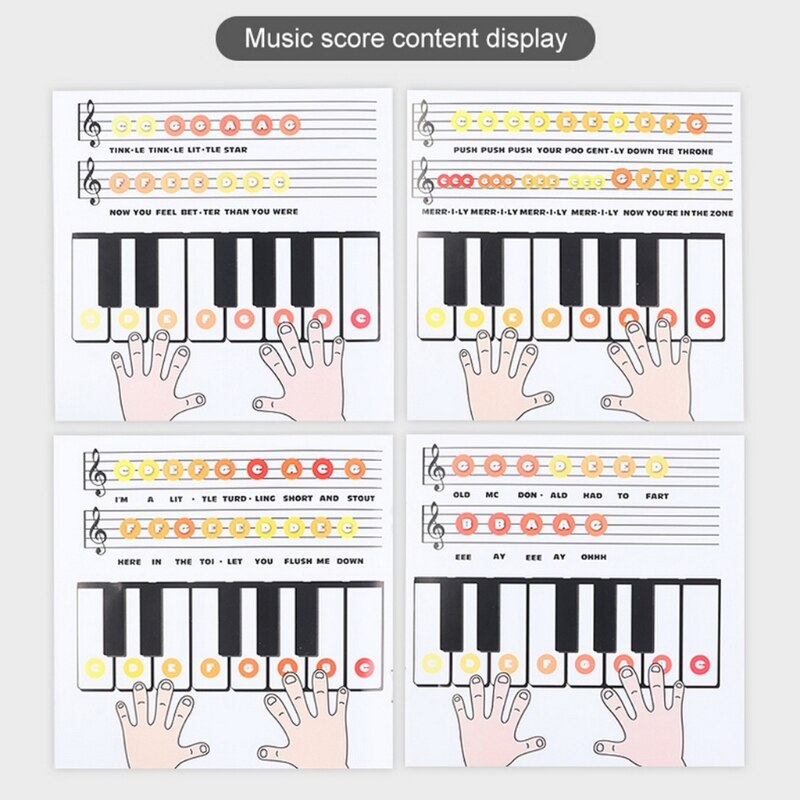 Multifunctional Music Piano Key Mouse Pad Electron... – Grandado