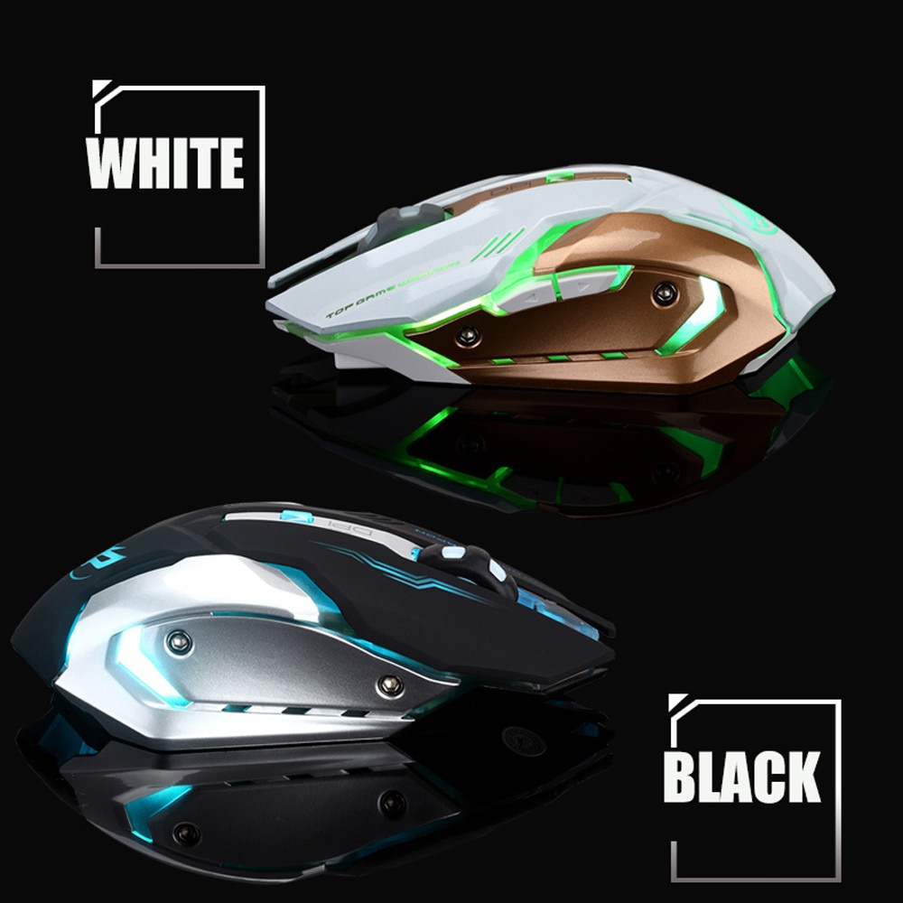 Rechargeable T1 Wireless Mouse Silent LED Backlit ... – Grandado