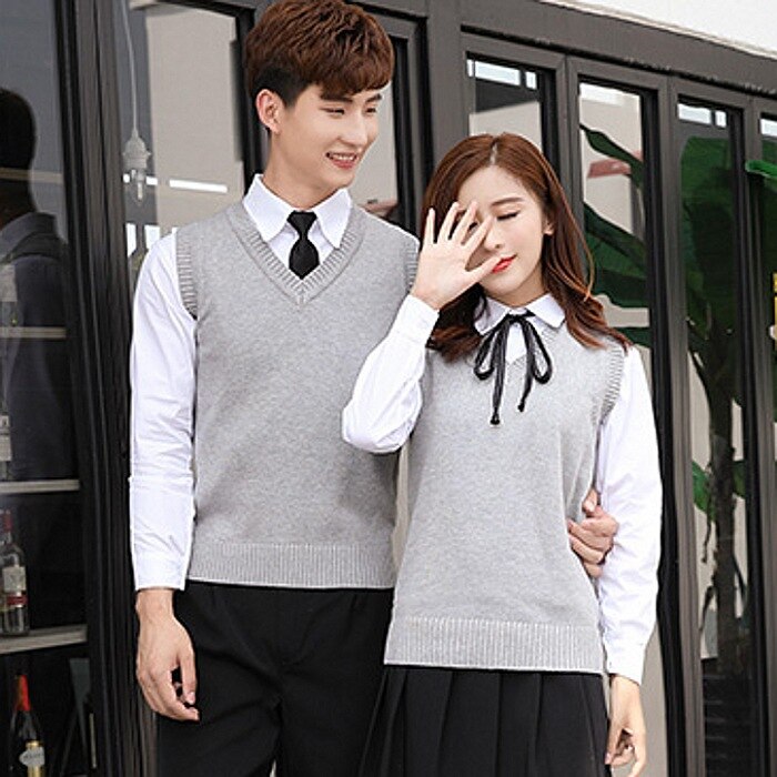 Students Summer Uniform Suit Boy Girls College Win... – Vicedeal