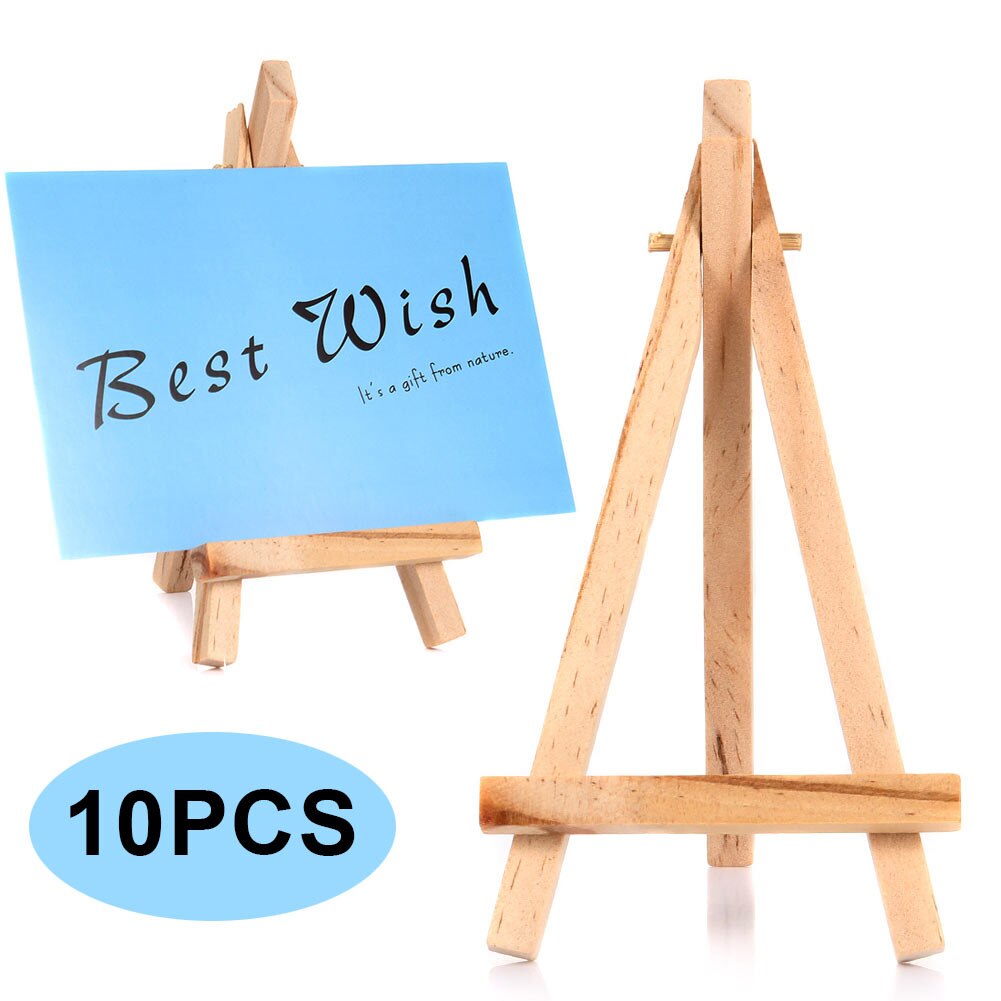 10pcs Mini Wooden Cafe Table Number Easel Wedding ... – Grandado