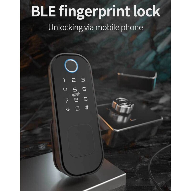 Fingerprint Door Lock with Bluetooth TT Lock APP P... – Grandado