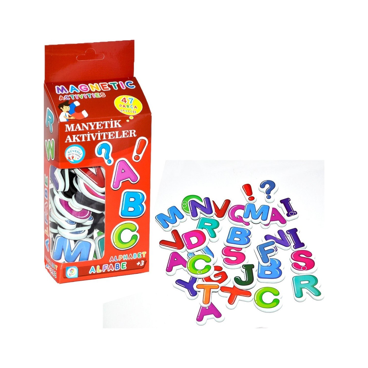 Utku 47 Track Magnetic Alphabet Magnet Letters Alp... – Grandado