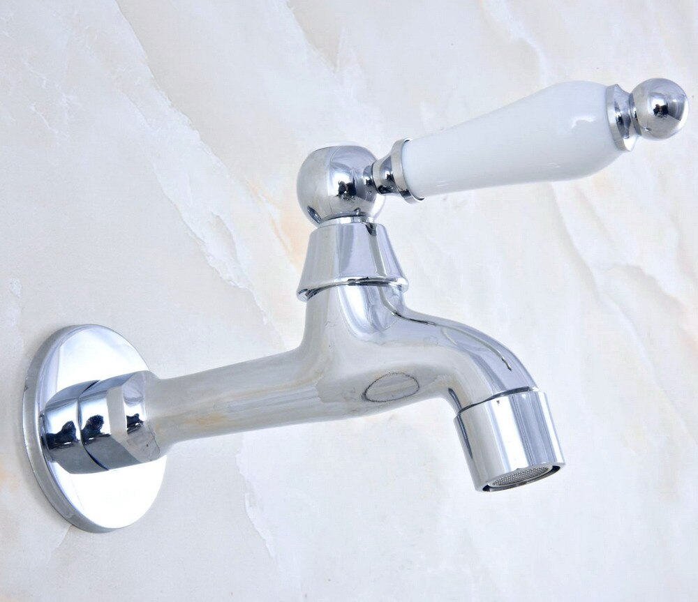 Polished Chrome Outdoor Faucet Garden Water Tap / ... – Grandado