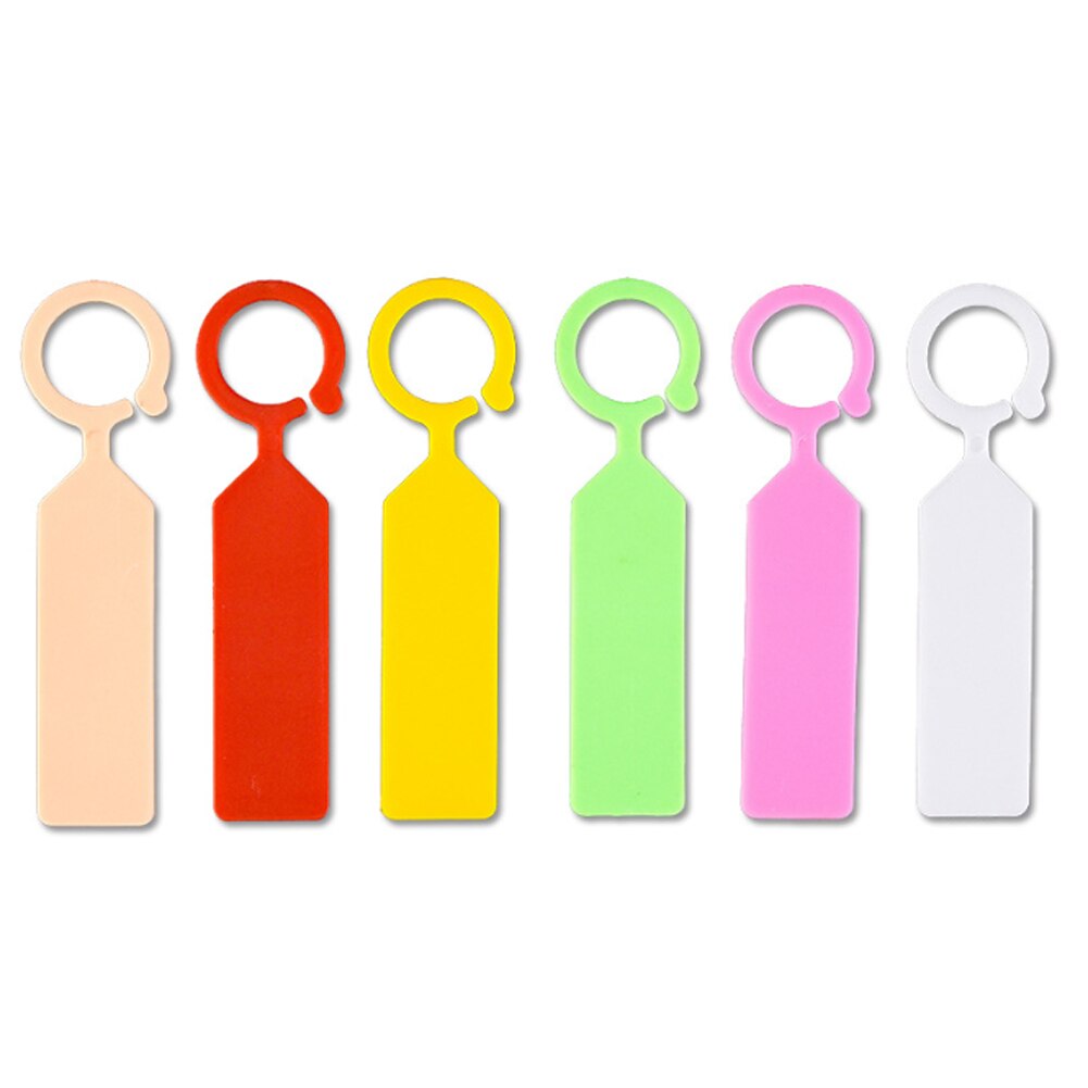 100Pcs Plant label Random Color Ring Plastic Hangi... – Grandado