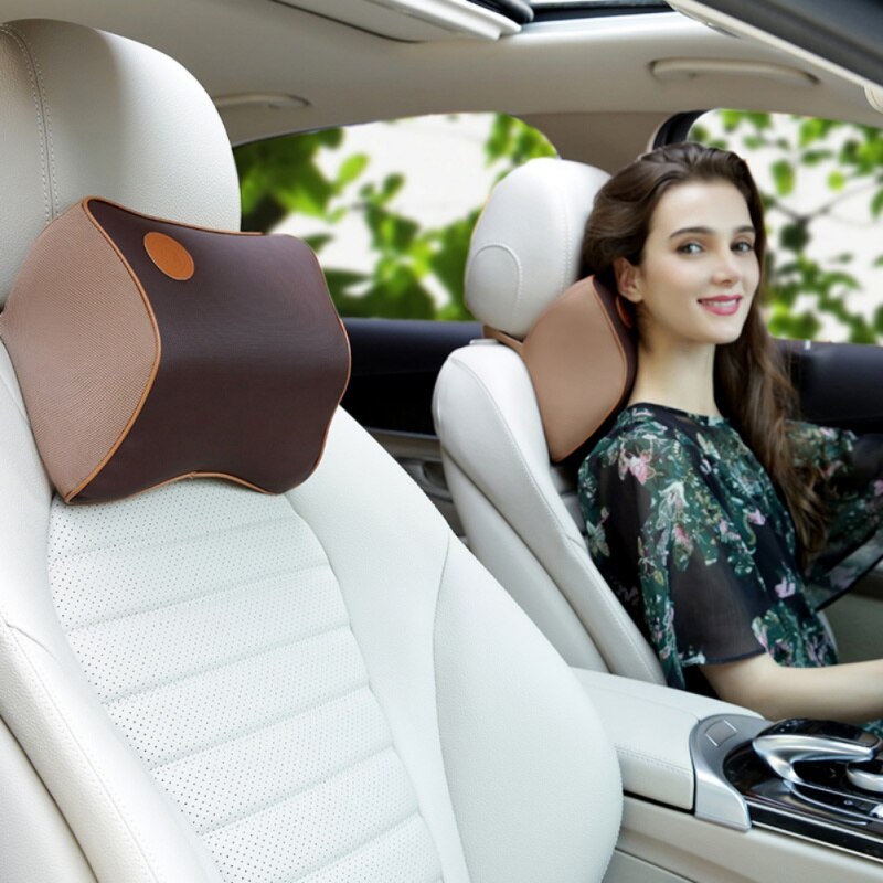 Auto Leer Nekkussen Super Zacht ruimte Memory Foam... – Grandado