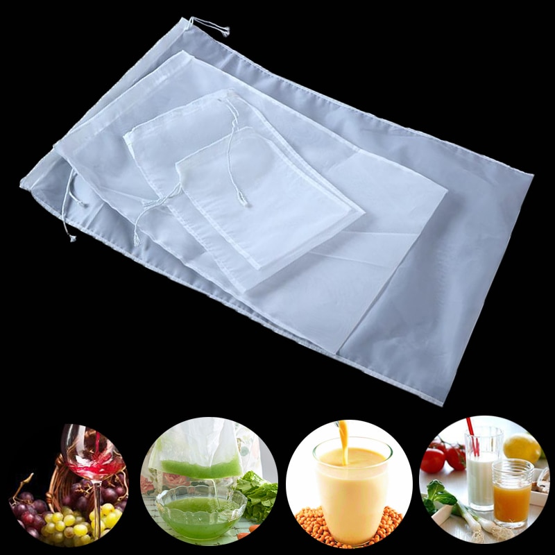 200 mesh Cheese Coffee nylon nut milk bags cotton ... – Grandado