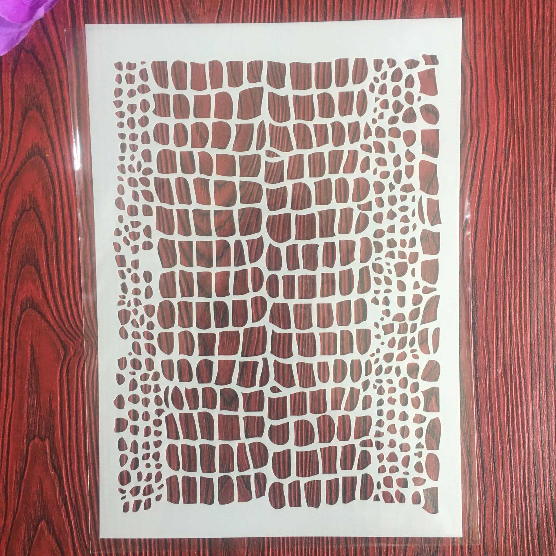 A4 29 * 21cm grid Mandala DIY Stencils Wall Painti... – Grandado