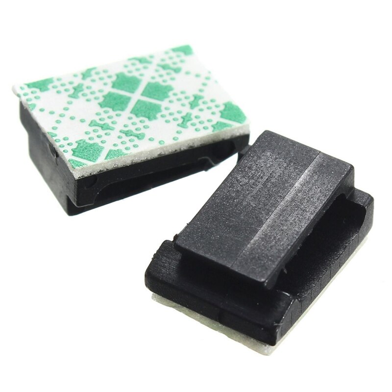 30x Cable holder Cable clip Cable clamp Self-adhes... – Vicedeal