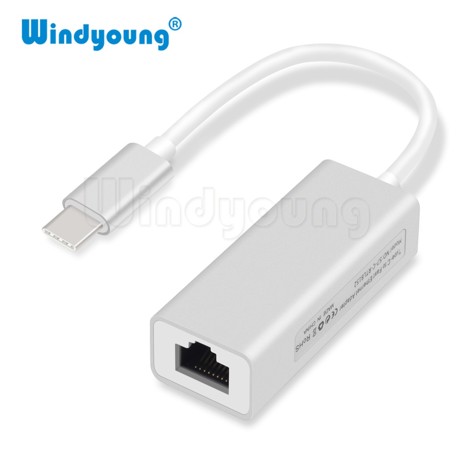 USBC Ethernet Adapter 10/100 Mbps Type C RJ45 Lan ... – Vicedeal