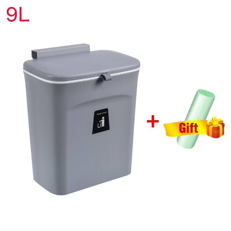 7/9L Hanging Trash Can For Kitchen Large Capacity ... – Grandado