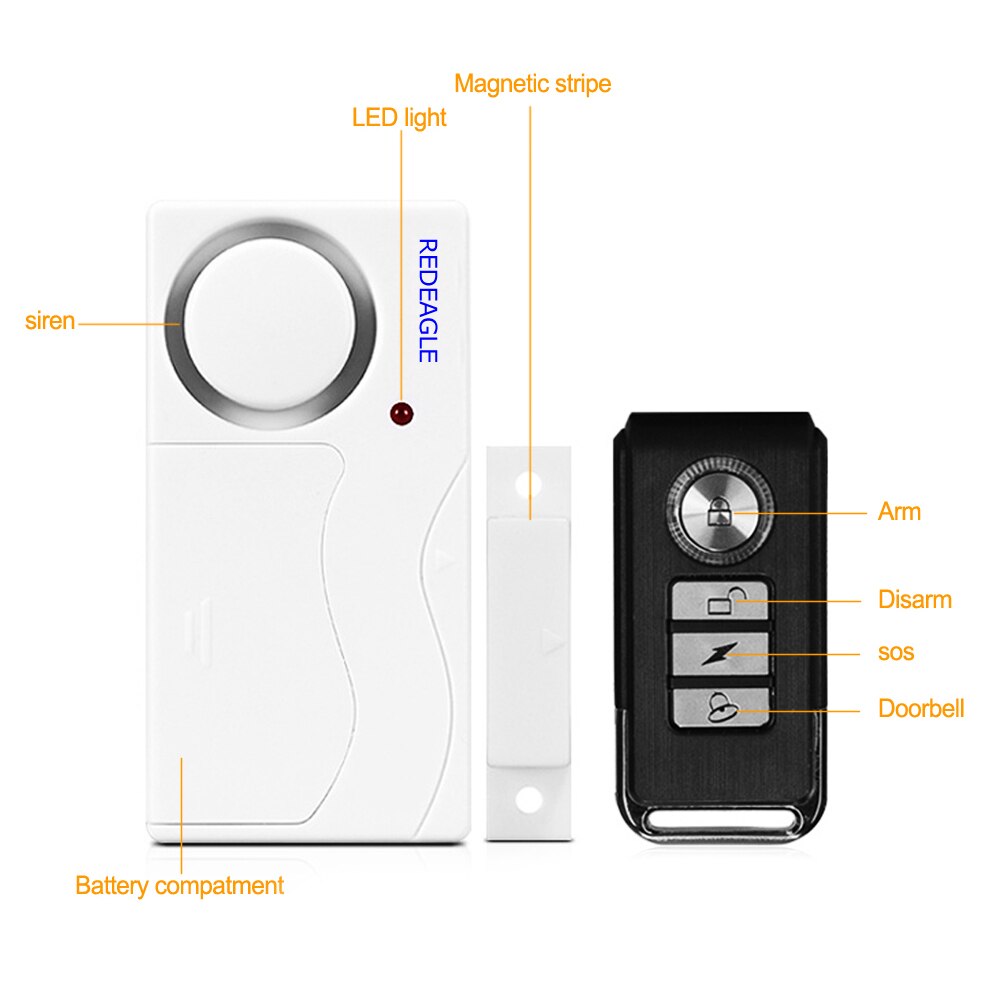 Control remoto inalámbrico puerta ventana entrada Sensor de seguridad ...