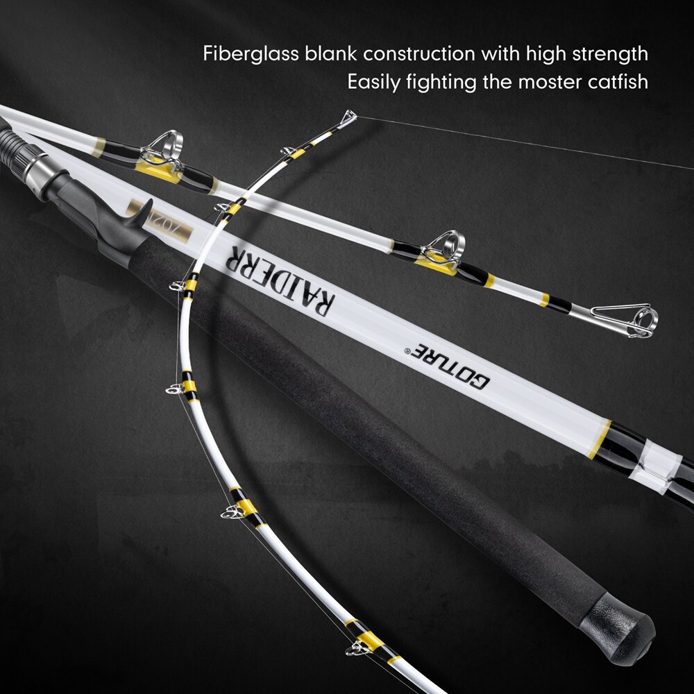 Goture 2sections Carp Catfish Rod M Power 2.13m 2.... – Grandado
