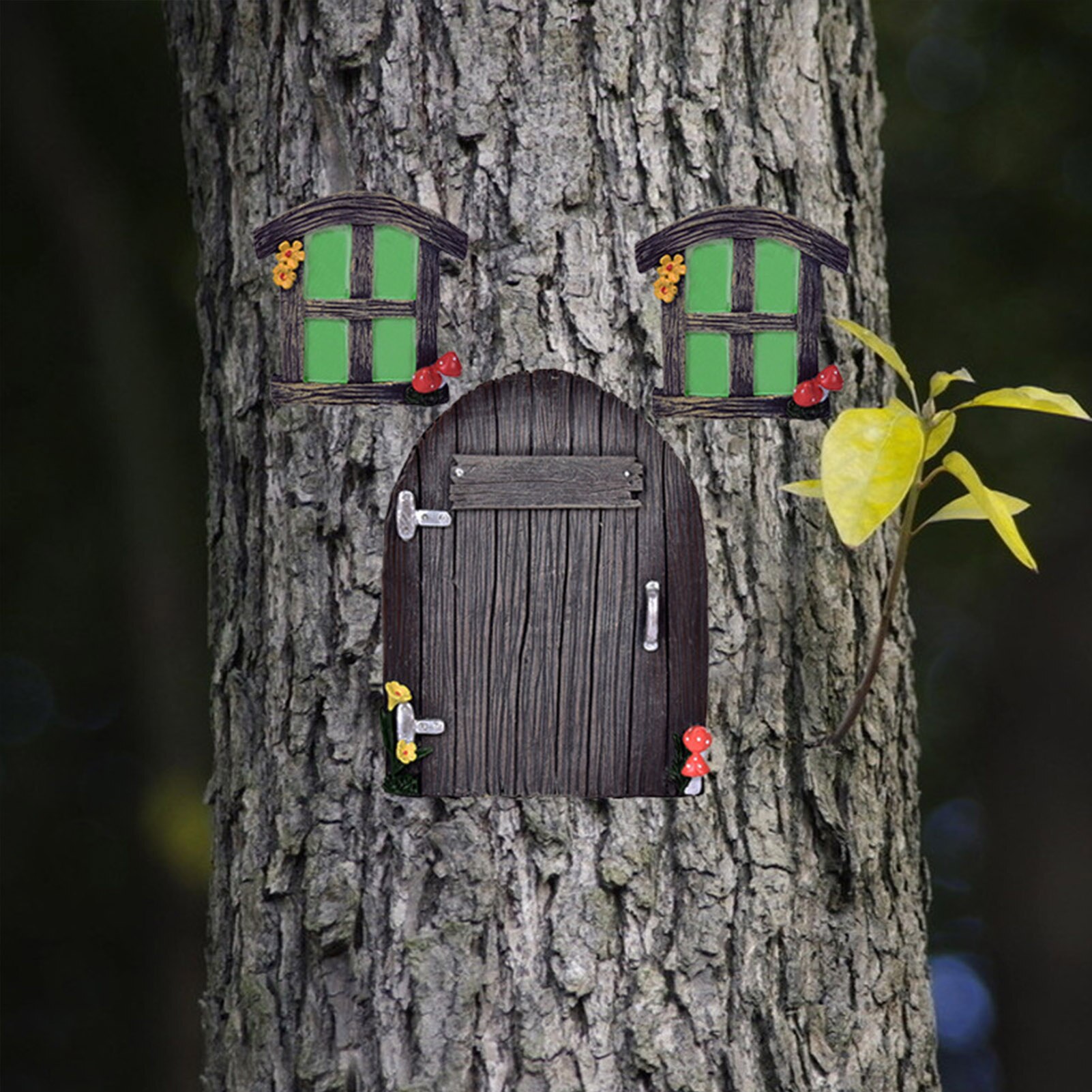 Outdoor Tree Face Decor Old Man Tree Hugger Resin ... – Grandado