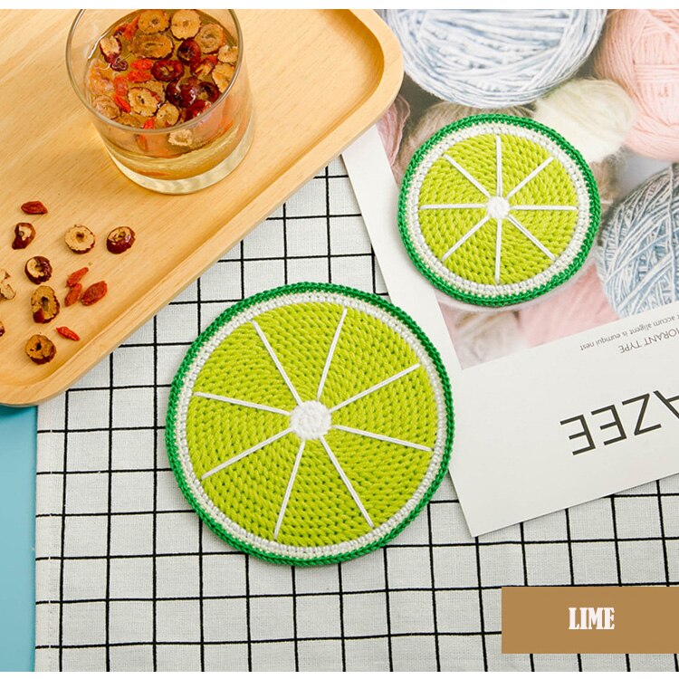 Diy Handgemaakte Cup Mat Fruit Vorm Haak Servies W... – Grandado