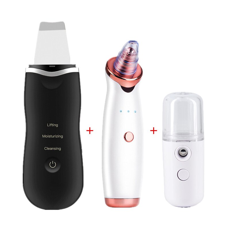 Ultrasonic Skin Scrubber Facial Peeling Pore Clean... – Vicedeal