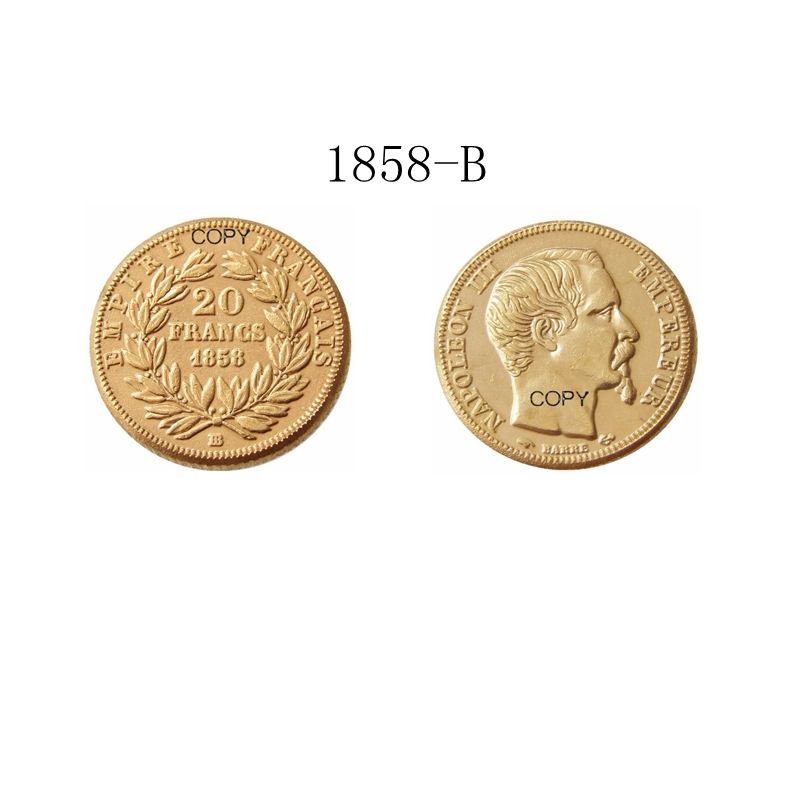 France 20 Franc 1853 - 1860 Years Available Gold P... – Grandado
