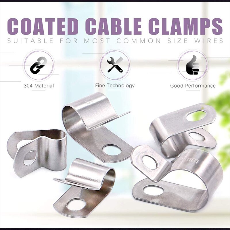 304 Rvs Kabel Klemmen Ortment Kit, Zonder Rubber C... – Grandado