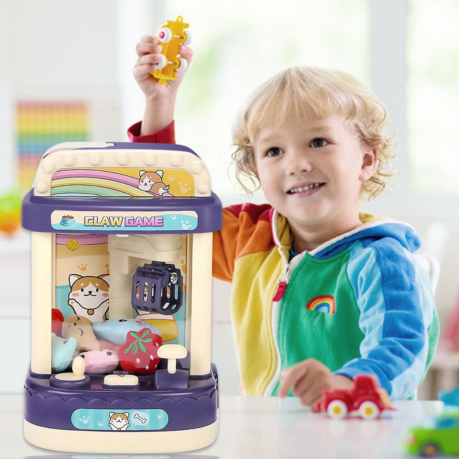 Claw Machine USB Battery Powered Toy Grab Candy Ch... – Grandado