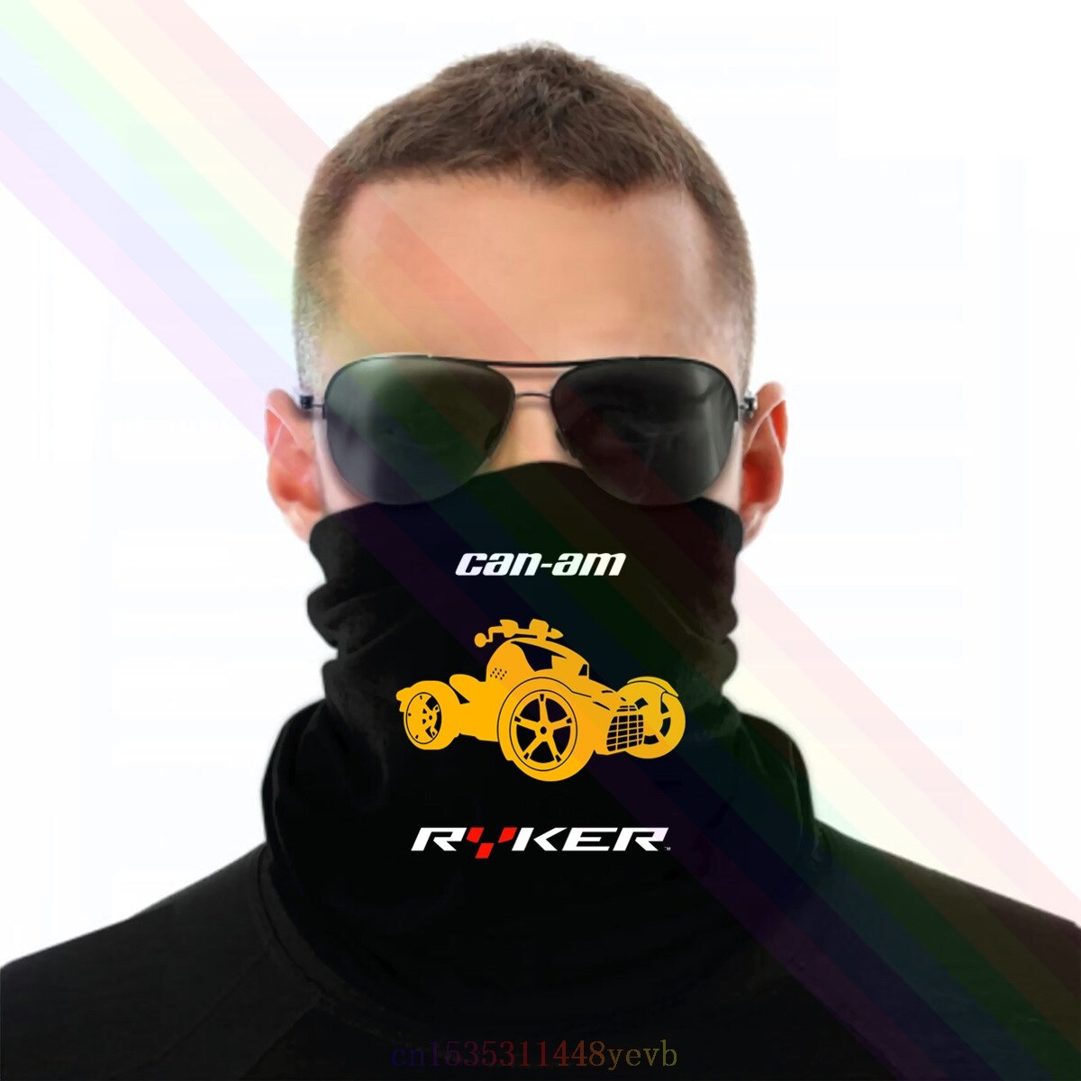 Kan Am Ryker Zwarte Hoofdband Sjaal Bandana Halswa... – Vicedeal