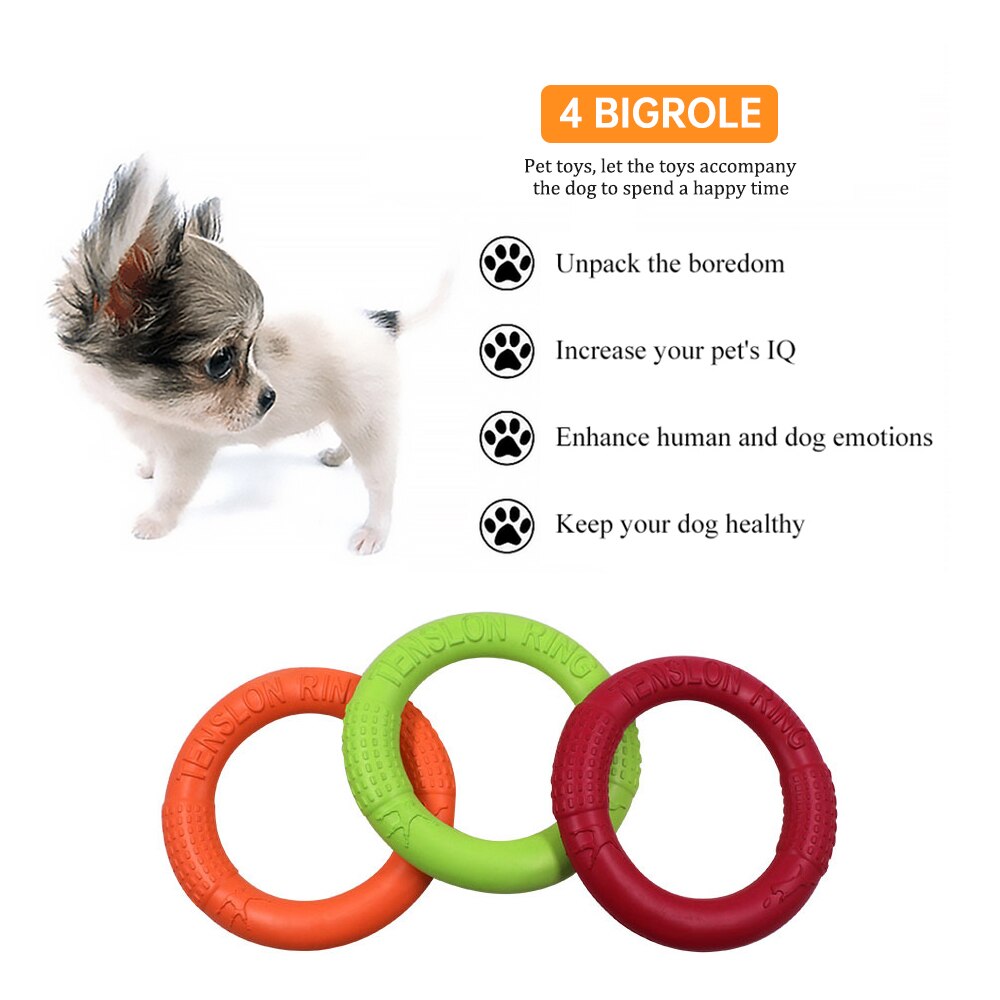 Pet Dog Discs Training Ring Puller Resistant Bite ... – Grandado