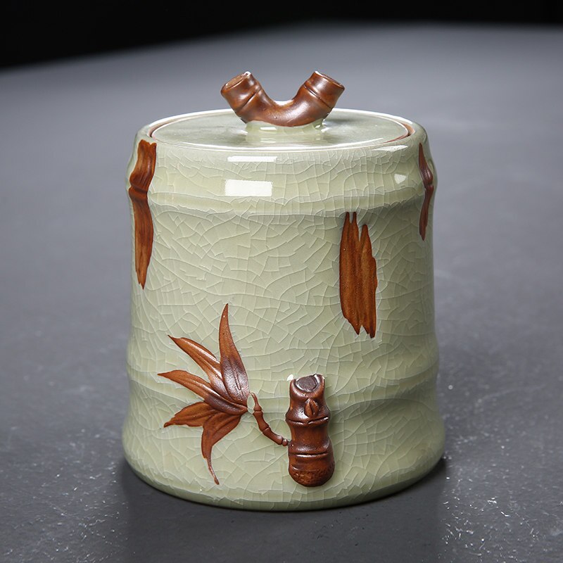 Ceramic Tea Jar Storage Sealed Coffee Storage Bott... – Grandado