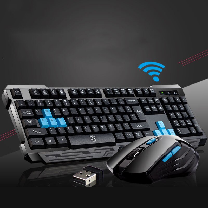 Wireless Gaming Keyboard and Mouse USB Bluetooth k... – Grandado