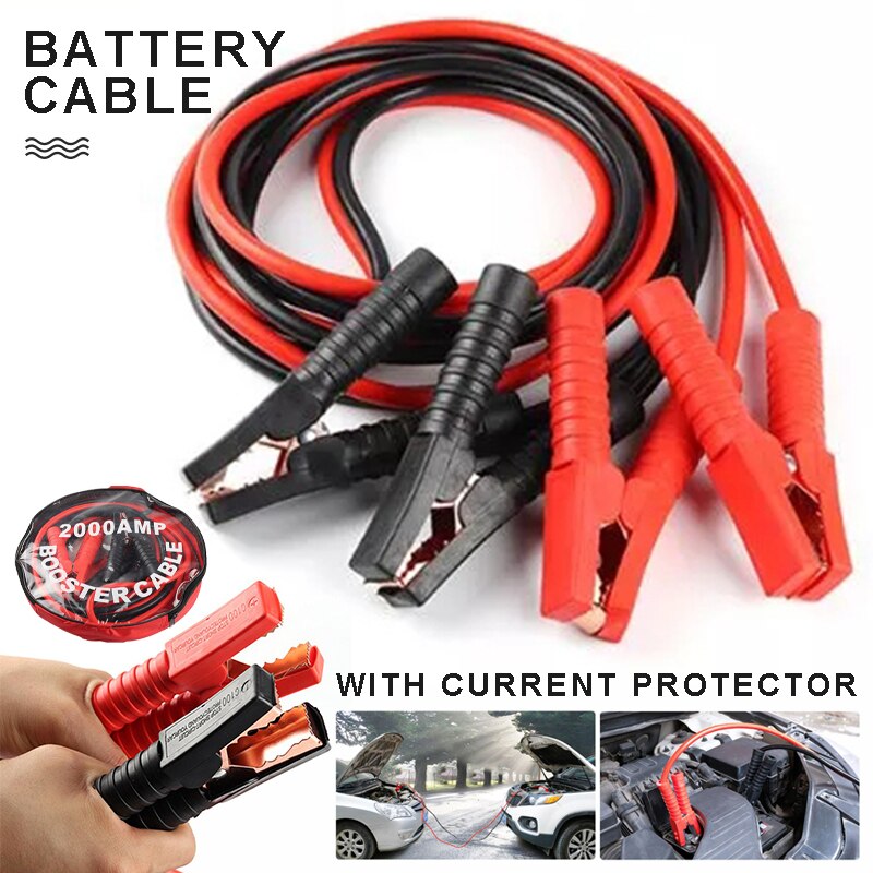 2000A Car Battery Jump Leads Booster Cables Heavy ... – Vicedeal