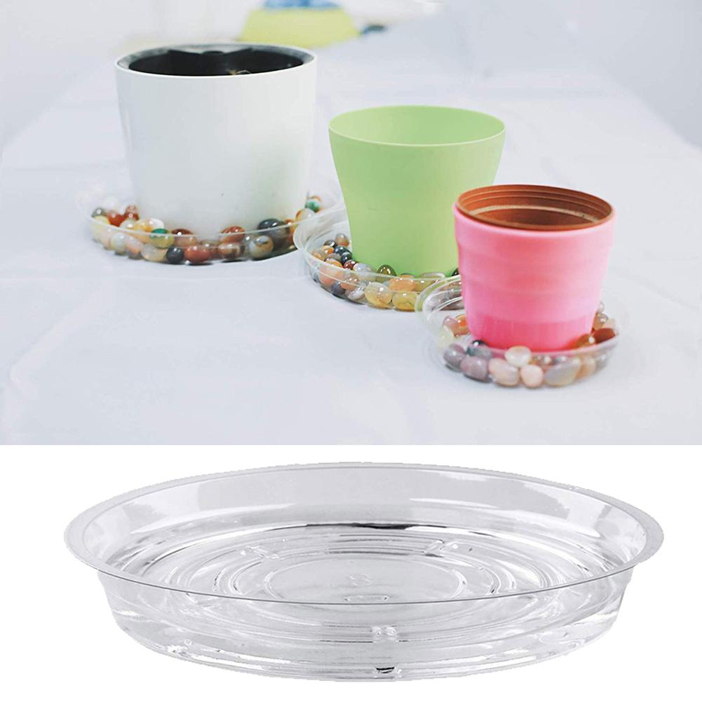 Flower Pot Tray Plastic Transparent Chassis Water ... – Vicedeal