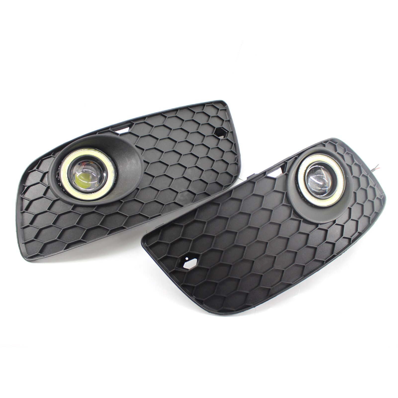 Front Fog Angel Led Light Lamp Bumper Grille Cover... – Grandado