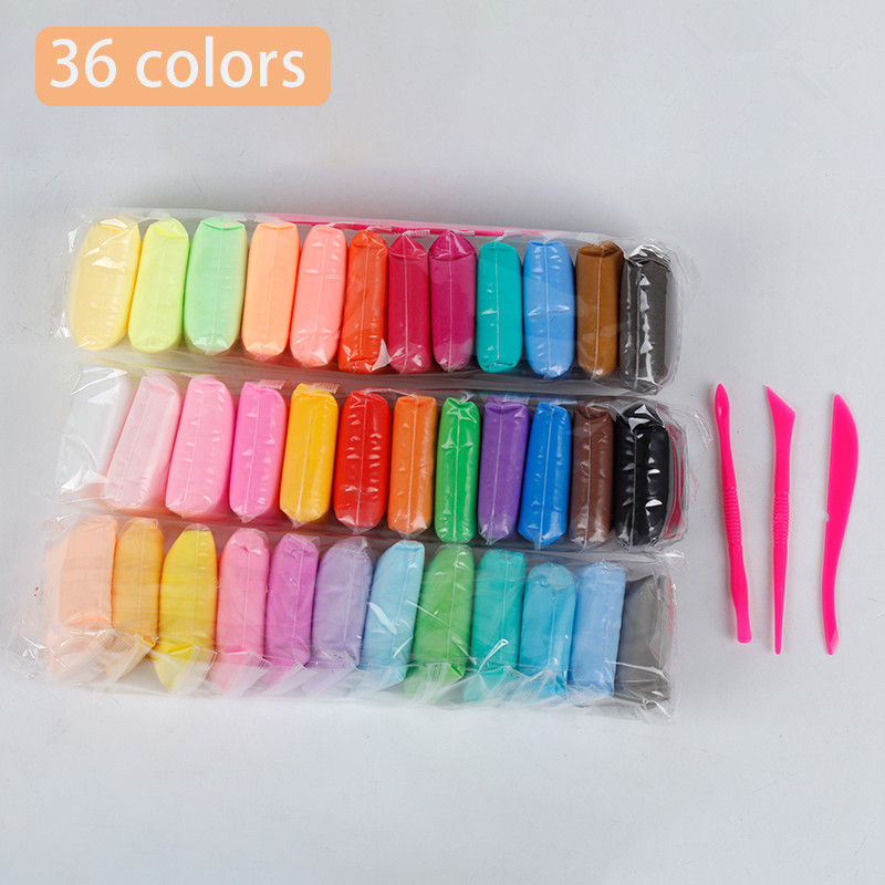 12/24/36 Colored Air Dry Super Light Soft Clay Toy... – Grandado