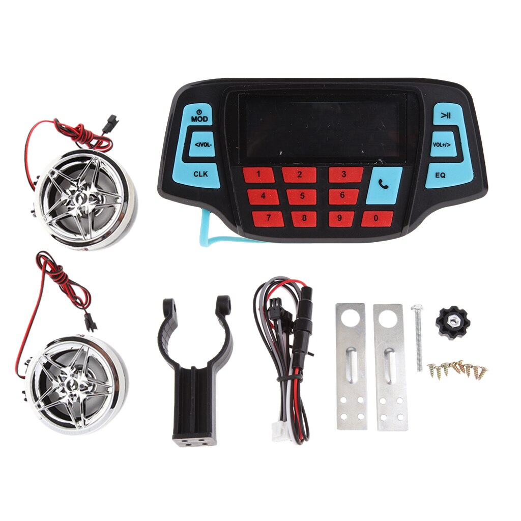 USB Bluetooth Waterproof Motorcycle Audio Radio So... – Vicedeal