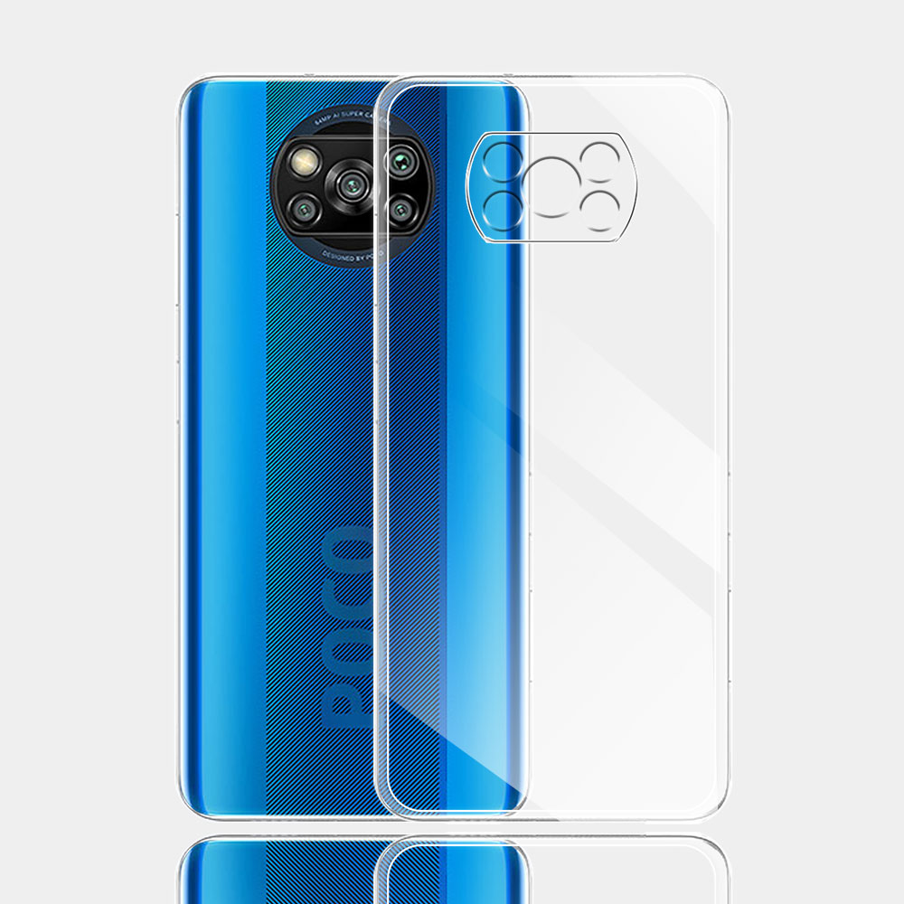 Para Xiaomi Poco X3 NFC funda transparente de sili... – Grandado
