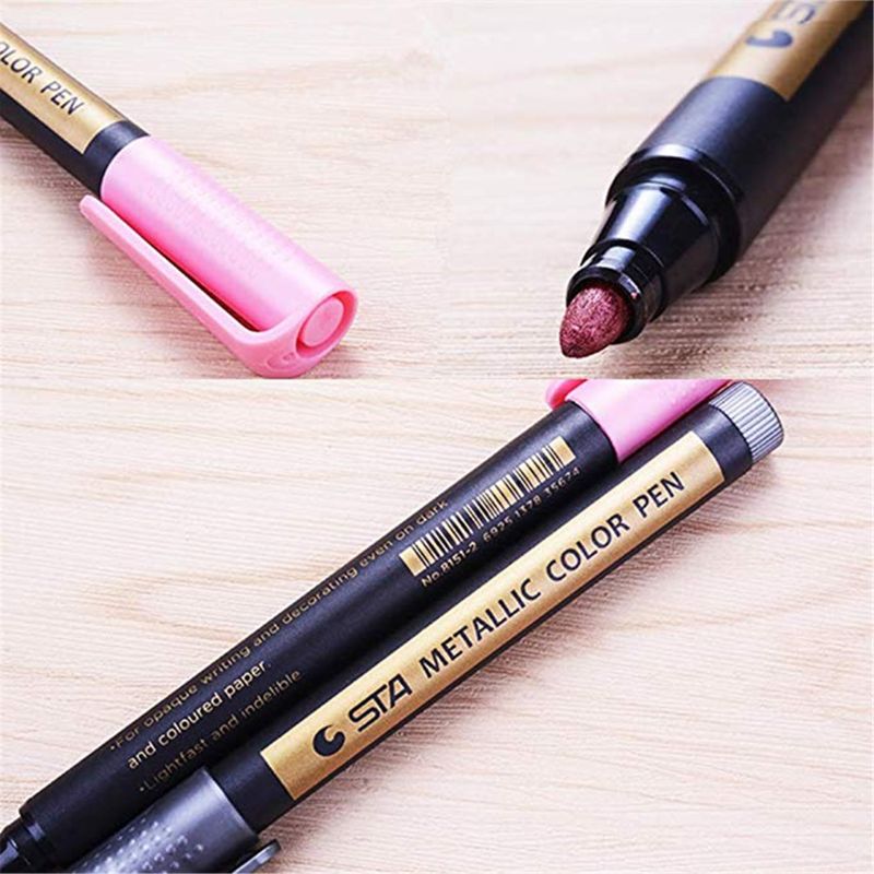 Metallic Metallic Marker Pens, Paint Pens Set of 1... – Grandado